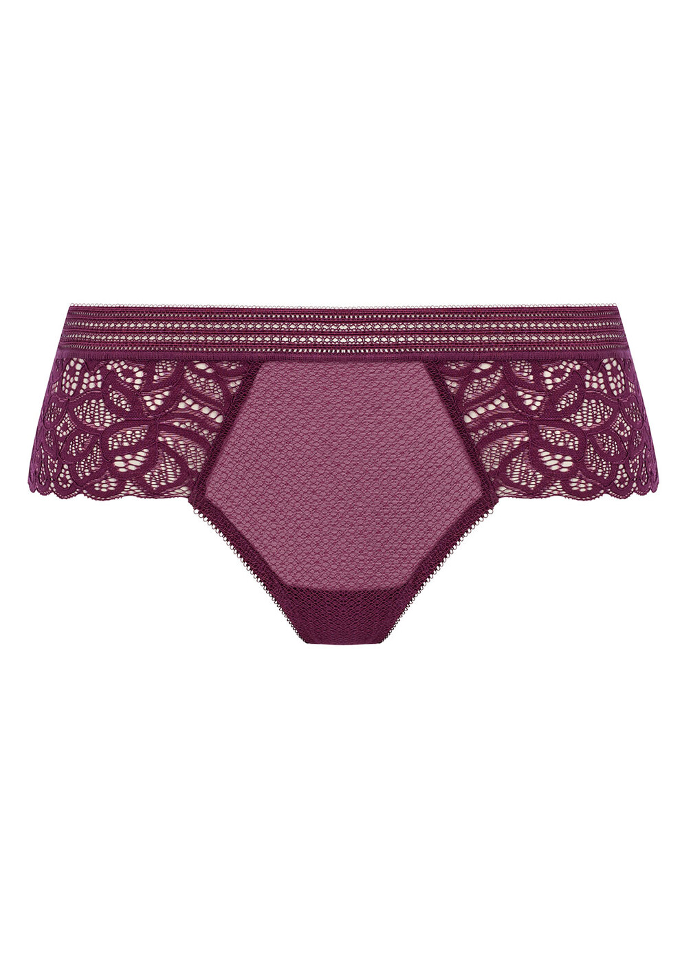 Pear Laine. Wacoal Raffine Tanga Brief Potent Purple (SALE)